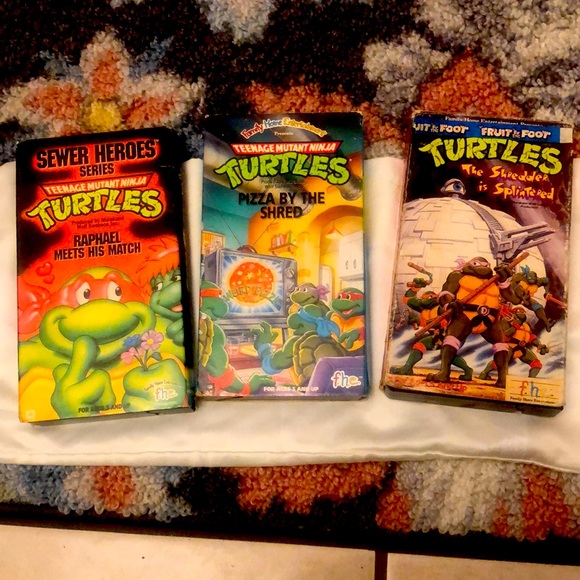Other | Vhs Tapes Mutant Ninja Turtles | Poshmark